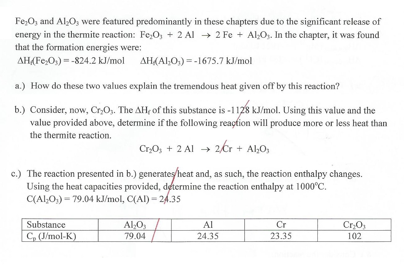 Solved Fe203 and A1203 were featured predominantly in these | Chegg.com