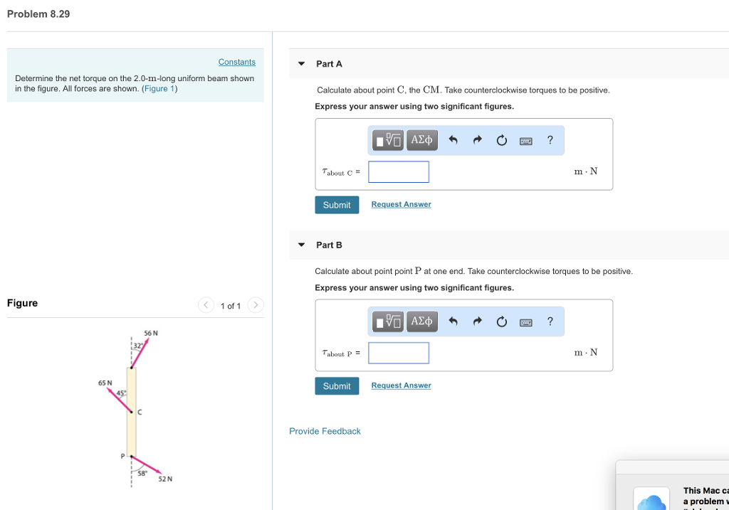 Solved Problem 8.27 Constants Part A Two blocks, each of | Chegg.com