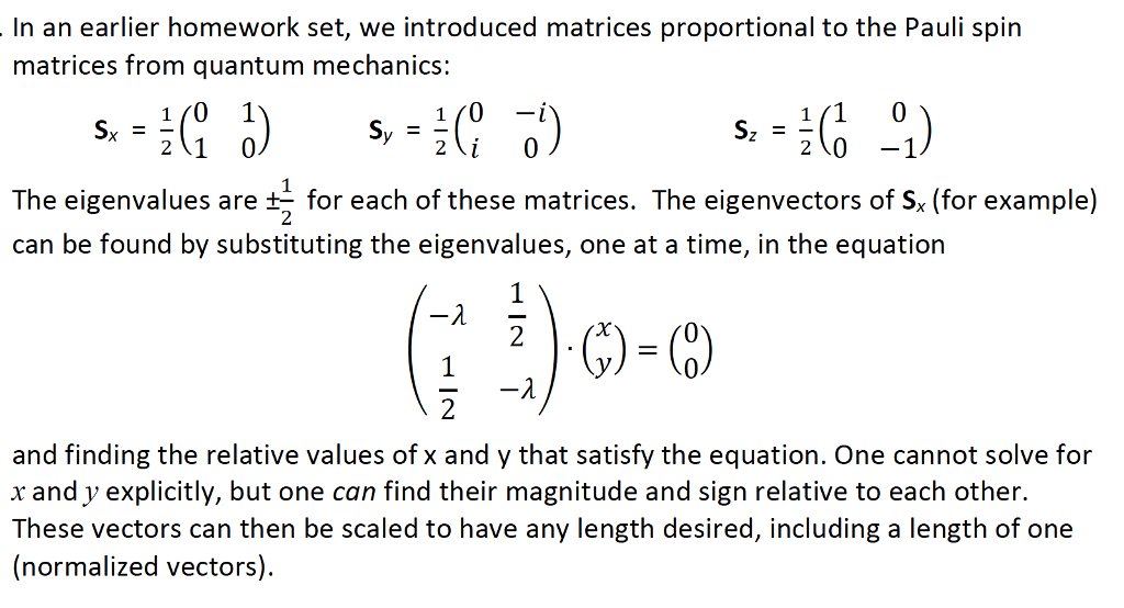 Solved In an earlier homework set, we introduced matrices | Chegg.com