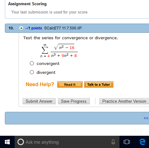 Solved Assignment Scoring Your last submission is used for | Chegg.com