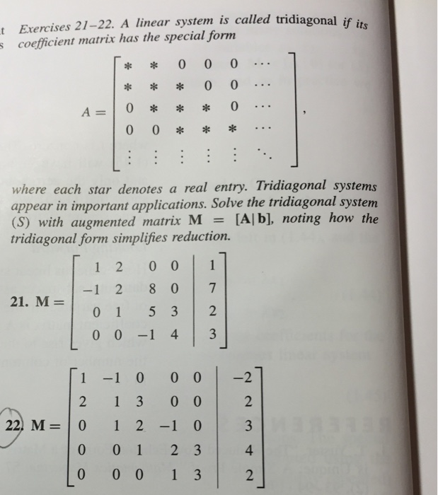 Solved s t Exercises 21-22. A linear system is called | Chegg.com