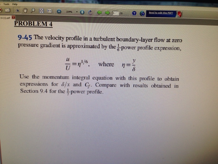 Solved velocity profile in a turbulent boundary-layer flow | Chegg.com Solved velocity profile in a turbulent boundary-layer flow | Chegg.com