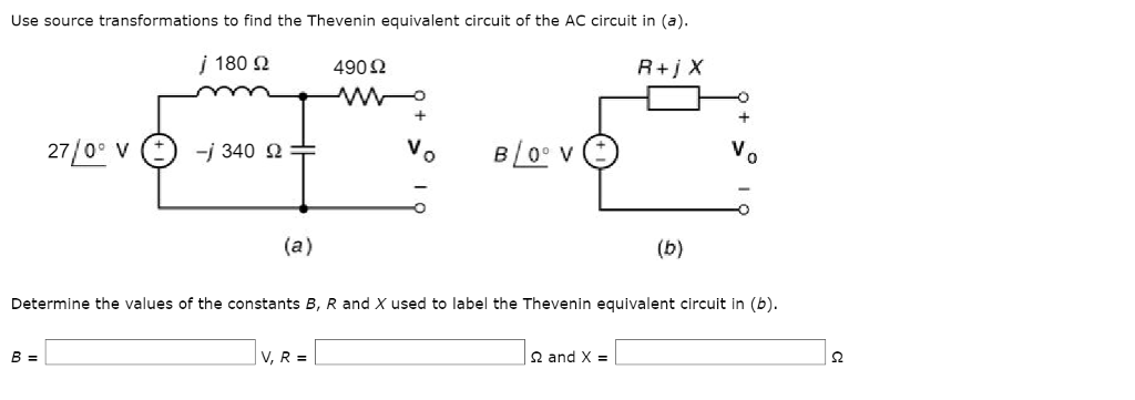 Solved Use source transformations to find the Thevenin | Chegg.com