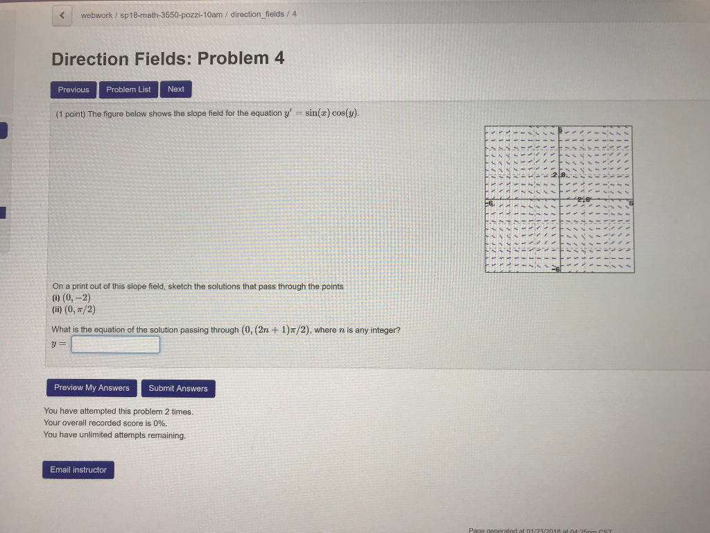 Solved webwork sp18-rnath-3550-pozzi-10am / direction_fields | Chegg.com