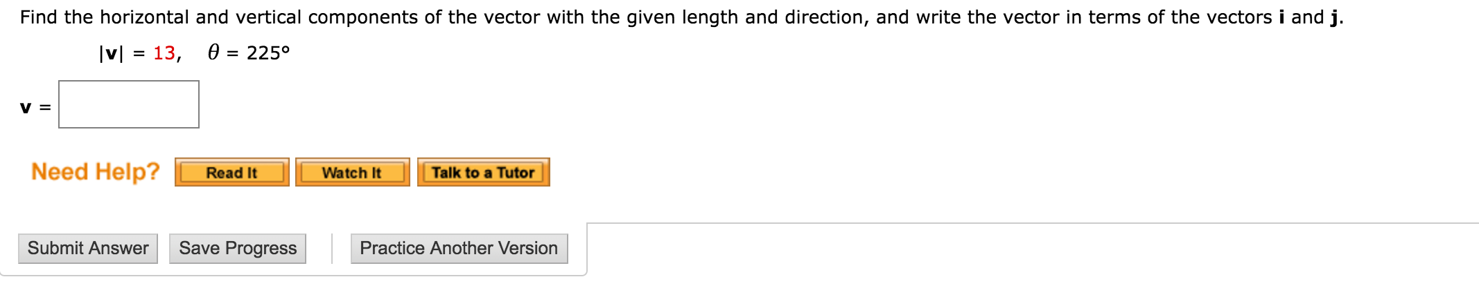 Solved Find the horizontal and vertical components of the | Chegg.com