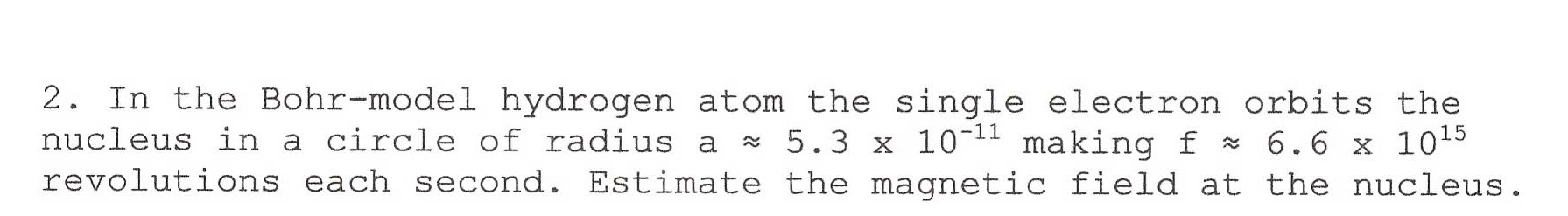 Solved In the Bohr-model hydrogen atom the single electron | Chegg.com