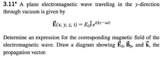 Solved A plane electromagnetic wave traveling in the | Chegg.com