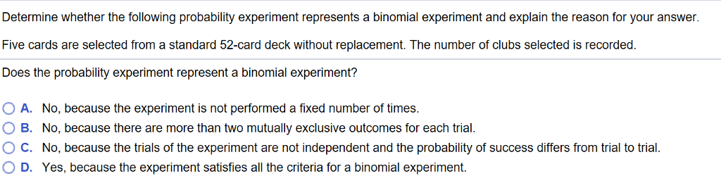 Solved Determine whether the following probability | Chegg.com