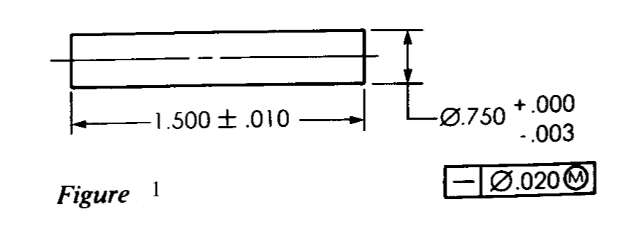 Solved 4. Design a simple functional gage to check the part | Chegg.com