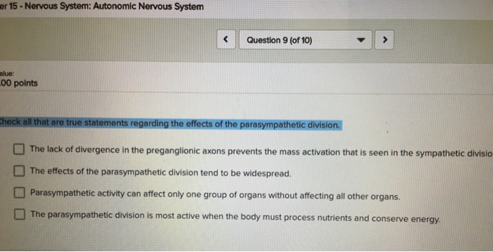 Solved Check all that are true statements regarding the | Chegg.com