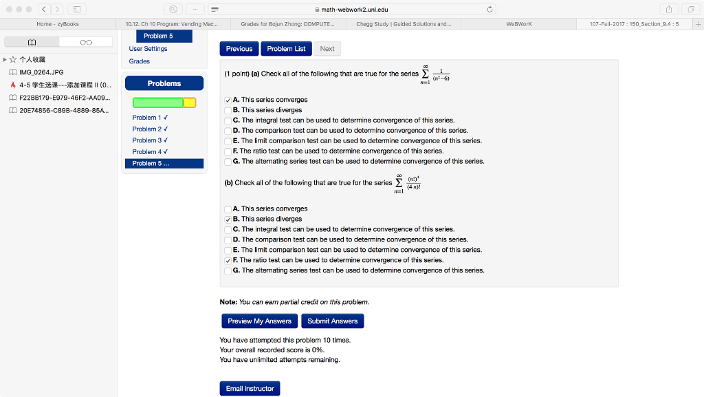 Solved math-webwork2.unl.edu Home - zyBooks 0.12. Ch 10 | Chegg.com