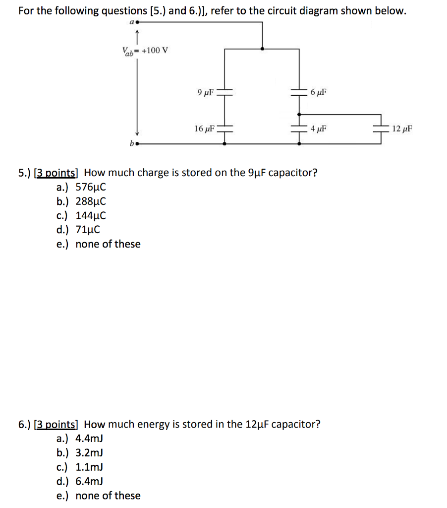 Solved For the following questions [5.) and 6.)], refer to | Chegg.com