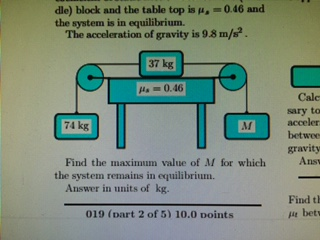 Solved Consider the three blocks connected by massless | Chegg.com