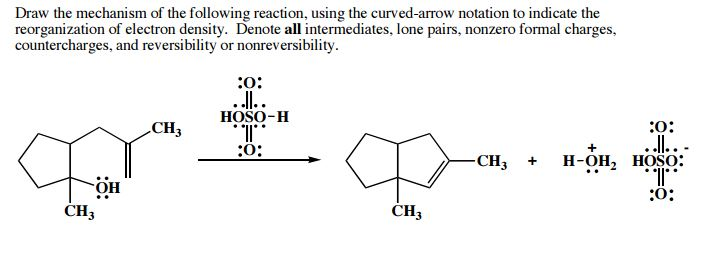 Solved Draw the mechanism of the following reaction, using | Chegg.com