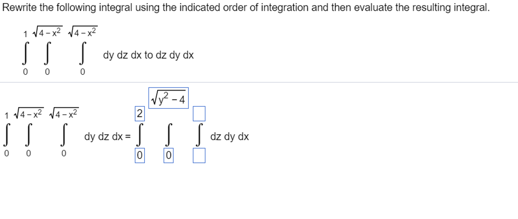 Solved Rewrite the following integral using the indicated | Chegg.com Solved Rewrite the following integral using the indicated | Chegg.com