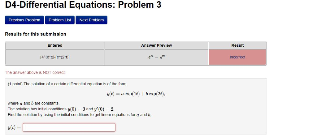 Solved D4-Differential Equations: Problem 3 !. ,lt j? | Chegg.com