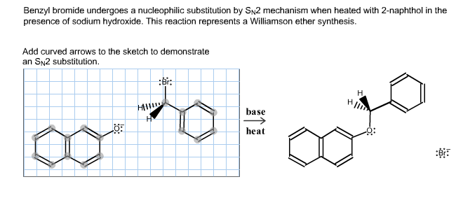 Solved Benzyl bromide undergoes a nucleophilic substitution | Chegg.com