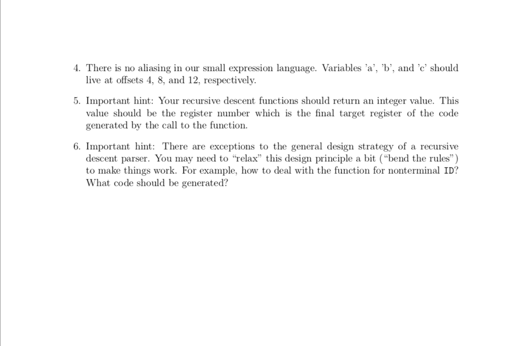 CS 415 Compilers: Problem Set 5 Due date: Monday, | Chegg.com