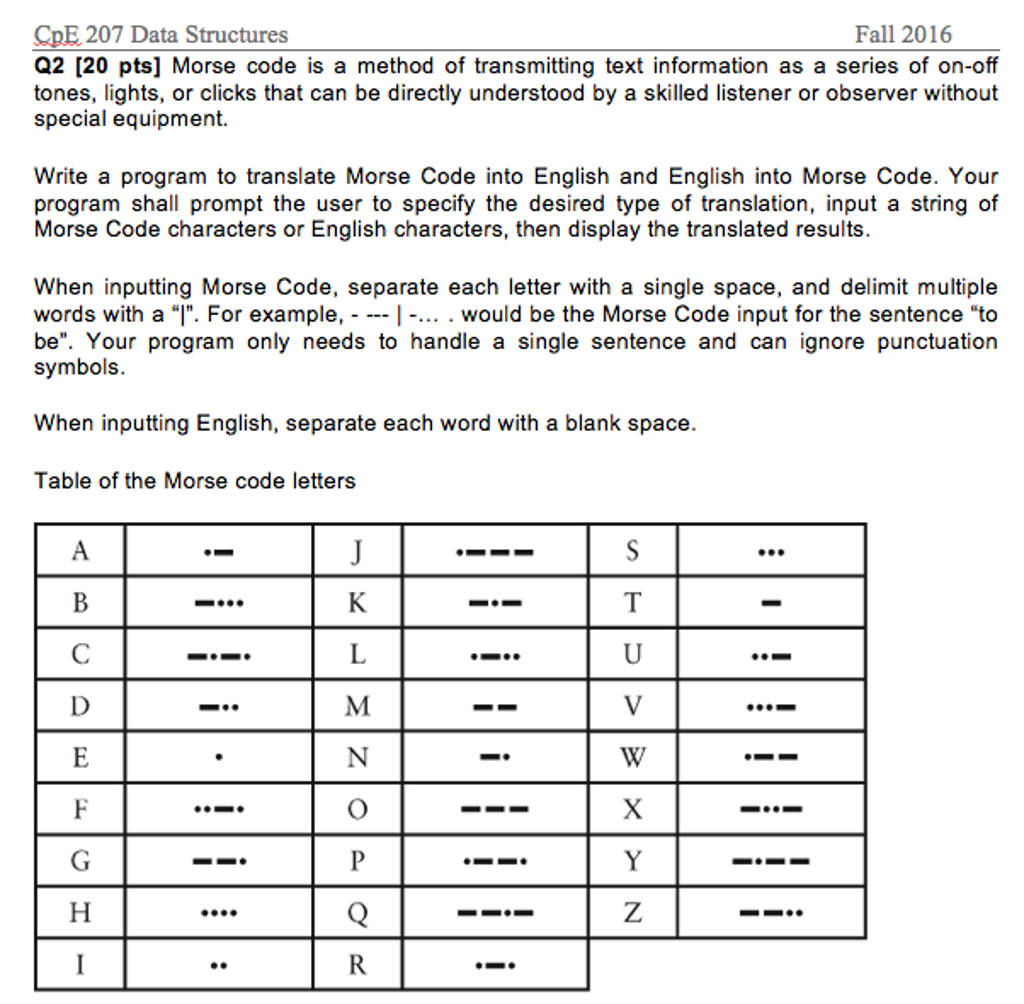 Morse Code To Text Morse Code To Text