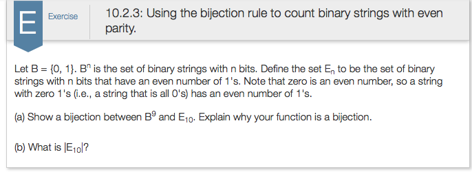Let B 0 1 Bn Is The Set Of Binary Strings With 7081