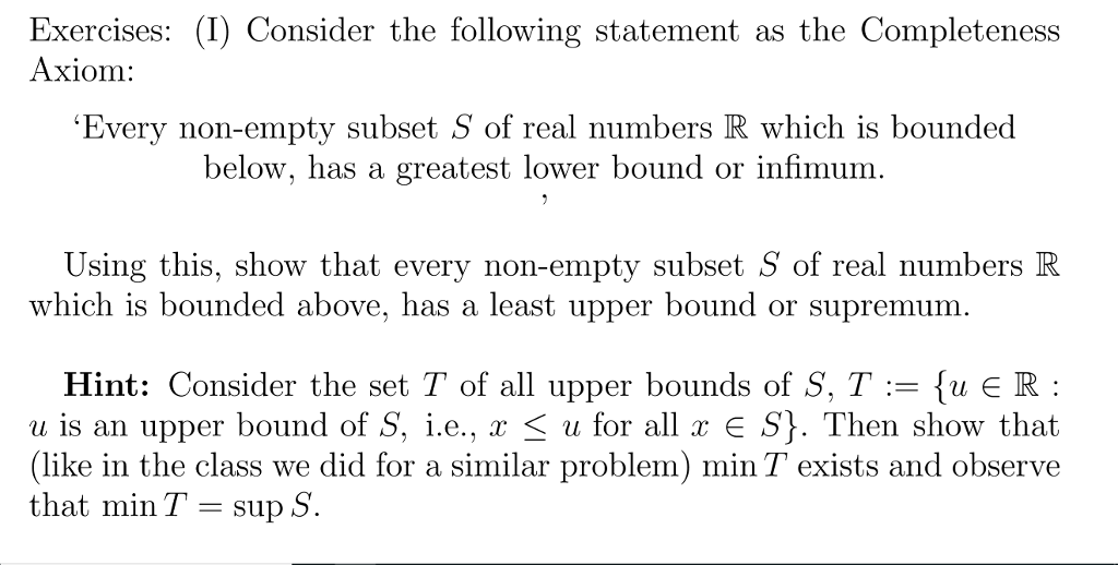 Solved xercises: onsider the following statement as the | Chegg.com Solved xercises: onsider the following statement as the | Chegg.com