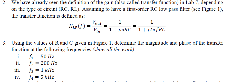 Solved 2. We have already seen the definition of the gain | Chegg.com