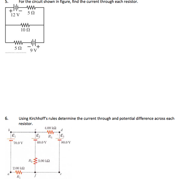 Solved For The Circuit Shown In Figure Find The Current