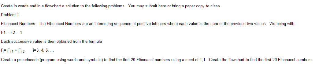 Solved Create in words and in a flowchart a solution to the | Chegg.com