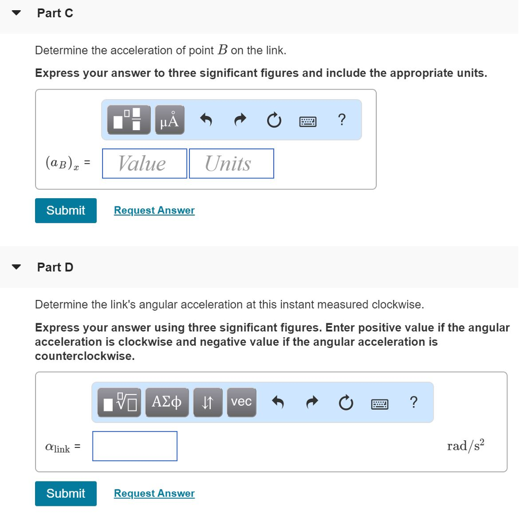 Solved The disk rolls without slipping such that it has an | Chegg.com