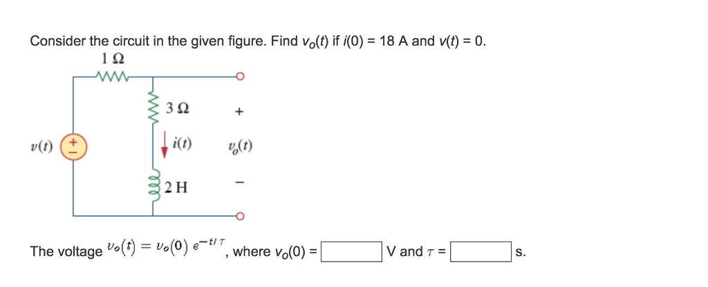 Solved Consider the circuit in the given figure. Find Vo() | Chegg.com