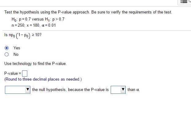 Solved Test the hypothesis using the P-value approach. Be | Chegg.com