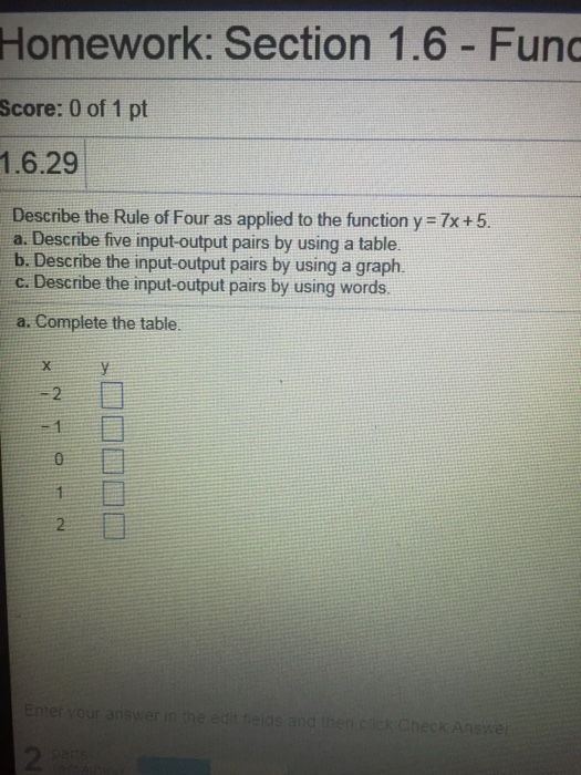 Solved Describe the Rule of Four as applied to the function | Chegg.com