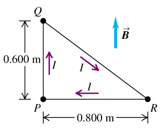 Solved The triangular loop of wire shown in the figure | Chegg.com