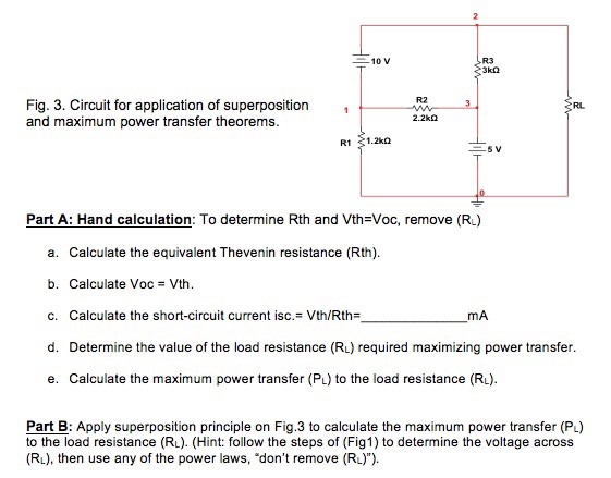 Solved To determine Rth and Vth=Voc, remove (R_L) Calculate | Chegg.com