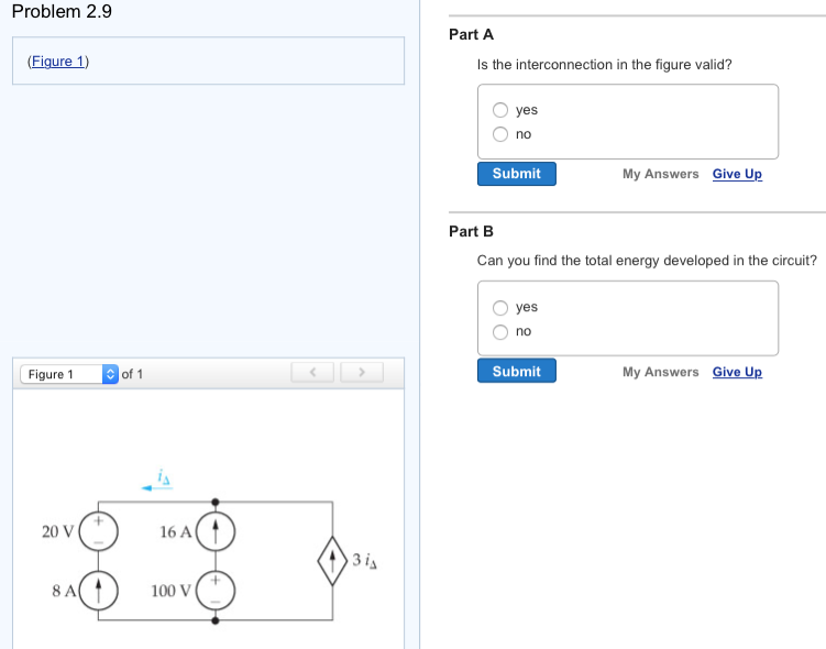 Solved Is the interconnection in the figure valid? yes no | Chegg.com
