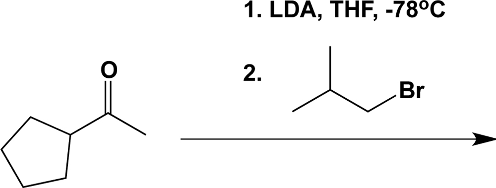 Solved 1. LDA, THF, -78°C 2. Br | Chegg.com