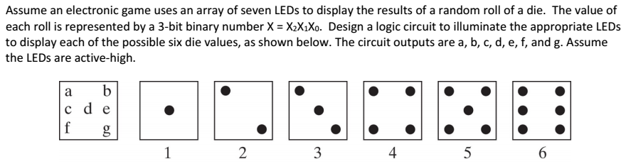 Solved Assume an electronic game uses an array of seven LEDs | Chegg.com