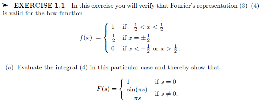 Solved EXERCISE 1.1 In this exercise you will verify that | Chegg.com