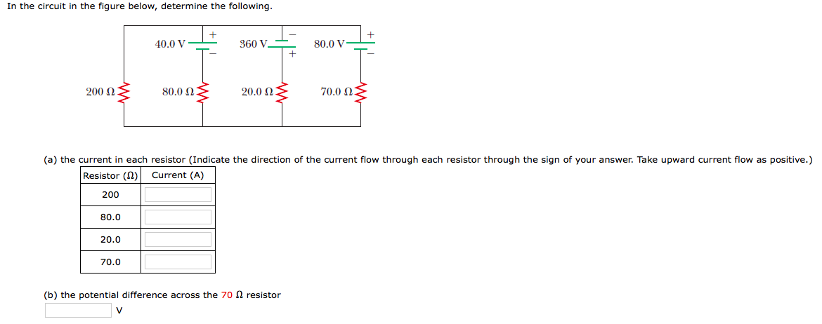 Solved: In The Circuit In The Figure Below Determine The F... | Chegg.com
