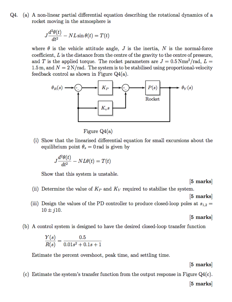 Solved (a) A non-linear partial differential equation | Chegg.com