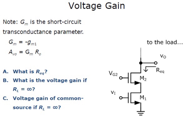 Solved G_m is the short-circuit transconductance parameter. | Chegg.com