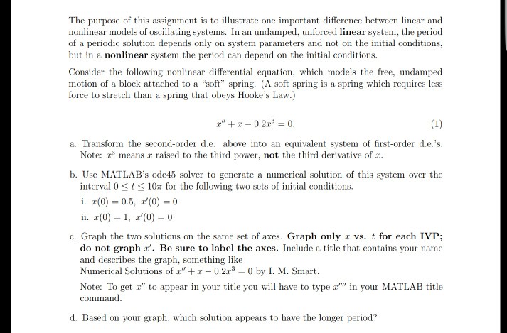 Solved The purpose of this assignment is to illustrate one | Chegg.com