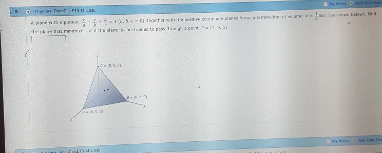Solved 9. /-11 points RogaCalcET3 14 8036. My 1abc (as | Chegg.com