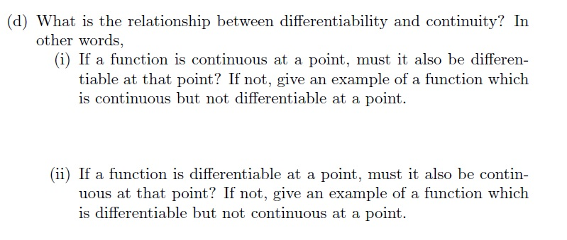 Solved D What Is The Relationship Between