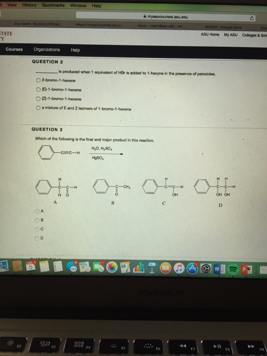 Solved Edit View History Bookmarks Window Help ASU I ASTATE | Chegg.com