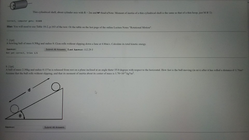 Solved Thin cylindrical shell, about cylinder axis with R 2m | Chegg.com