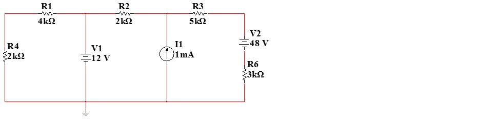 Solved 2. For the circuit shown below, using a suitable | Chegg.com