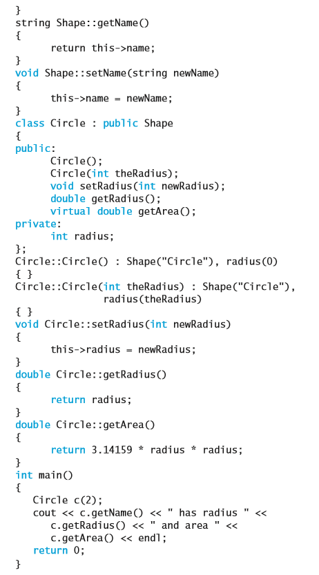 Solved Listed below are definitions of two classes that | Chegg.com