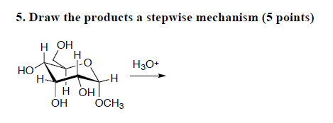 Solved Draw the products a stepwise mechanism | Chegg.com