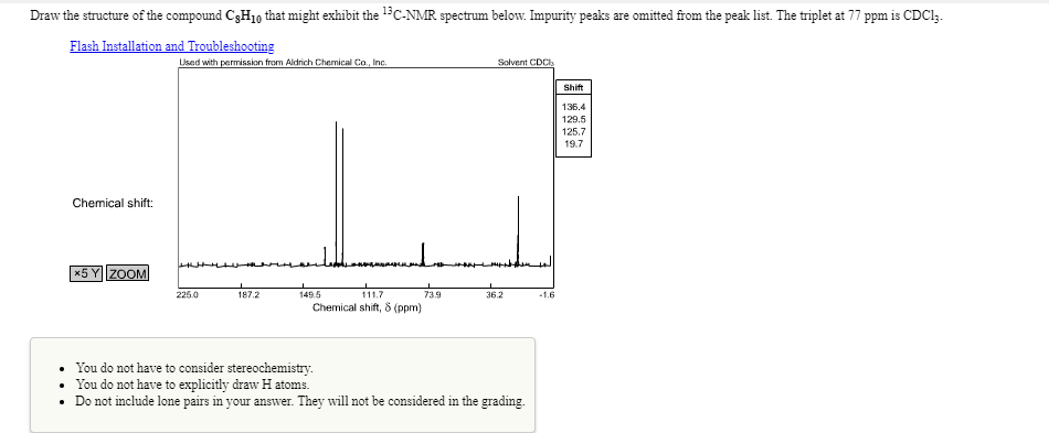 Solved Draw the structure of the compound CHo that might | Chegg.com